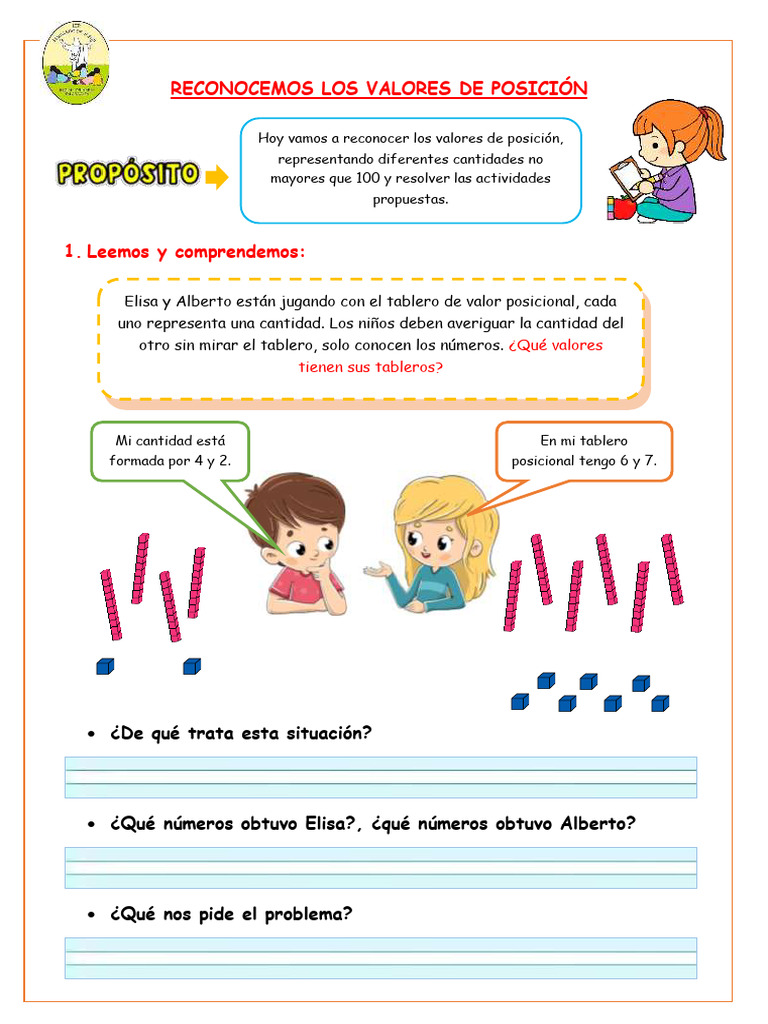 Ficha Mate Valores de Posición | PDF