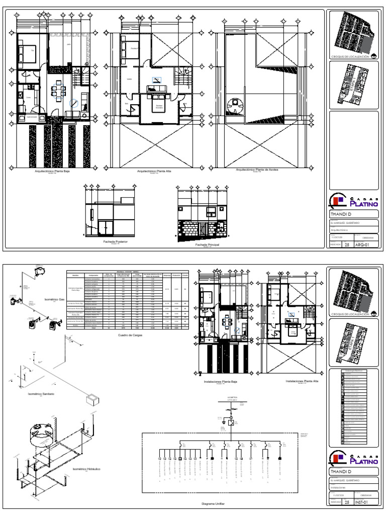 Casa Obsidiana Lote 25 Arq-Inst | PDF