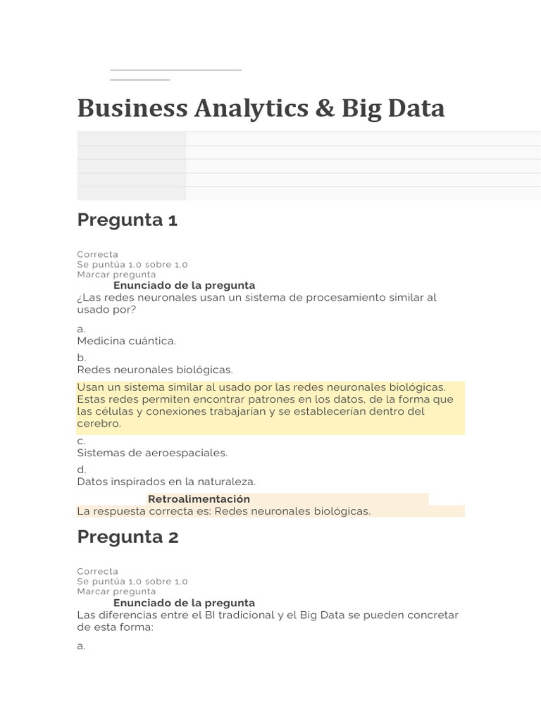 Evaluación c2 - Business Analytics | PDF | Big Data | Aprendizaje ...