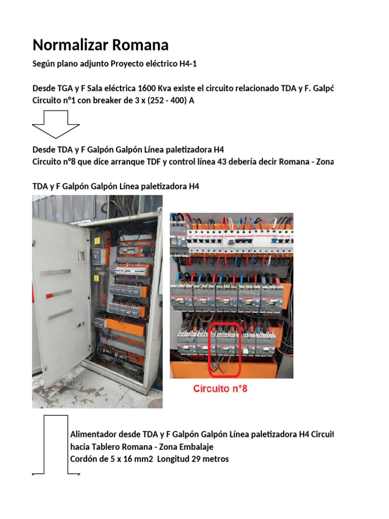 Normalizar Tableroslkjlkjlkjlkjlkjlkjlkjlk | PDF | Ingenieria Eléctrica | Energia electrica