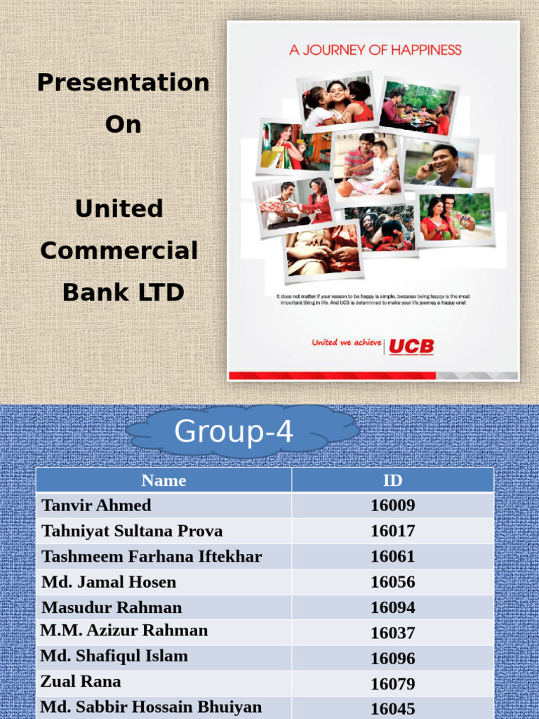 United Commercial Bank | PDF | Banks | Market (Economics)