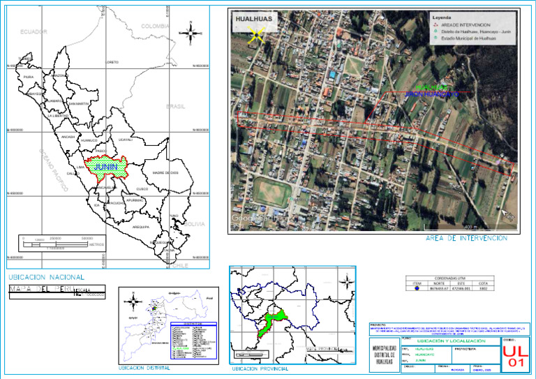 1.plano de Ubicacion y Localizacion Hualhuas-Plano A3 | PDF