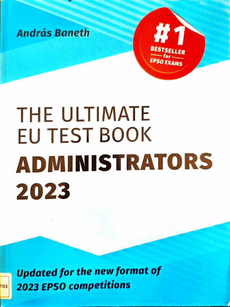 Ultimate EU Test Book 2023: Administrators | PDF | Cognition