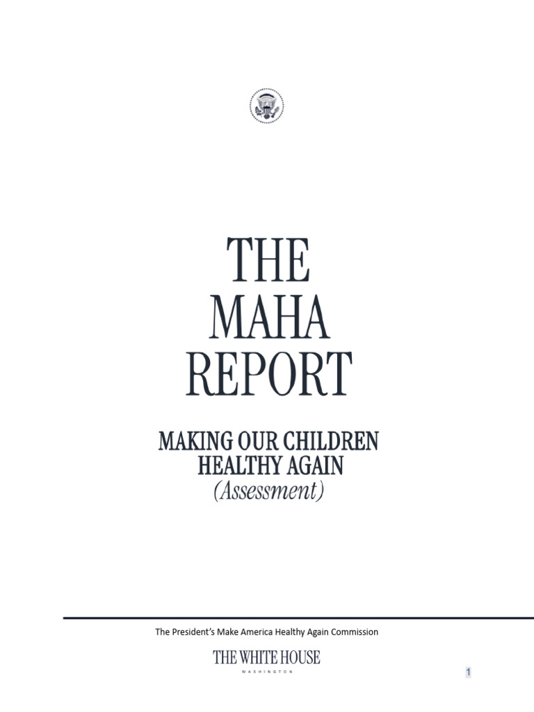 MAHA Report | PDF | Chronic Condition | Diabetes