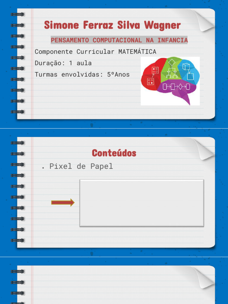 PC - Apresentação Plano de Aula Simone Wagner | PDF