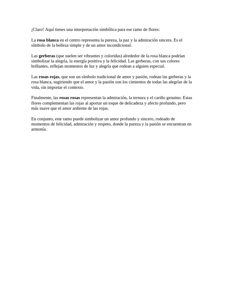 Significado Del Ramo | PDF