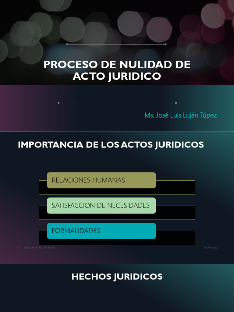 NULIDAD | PDF | Nulo (ley) | Justicia
