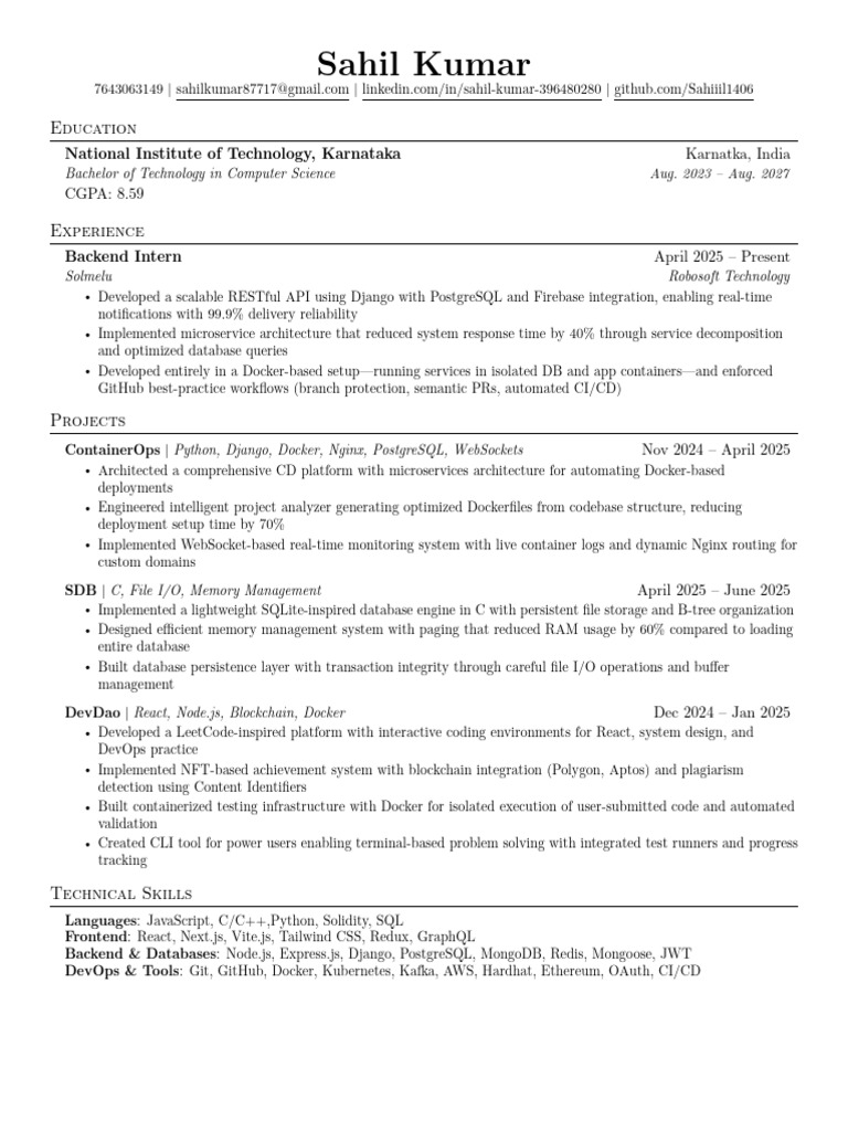 Jake S Resume | PDF | Databases | Postgre Sql