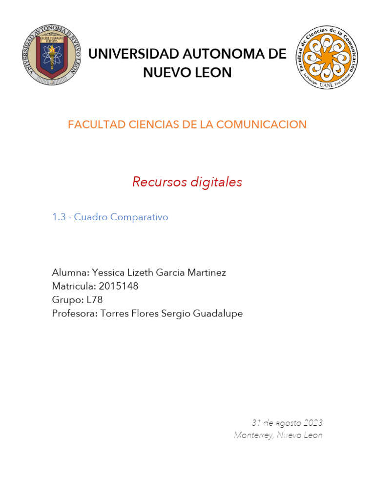 Yessica Garcia - Evidencia1.3 | PDF | Internet | Computación en la nube