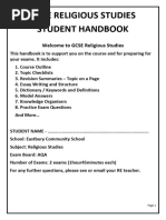 Structuring GCSE RE 'D' Questions | PDF | Argument | Conscience