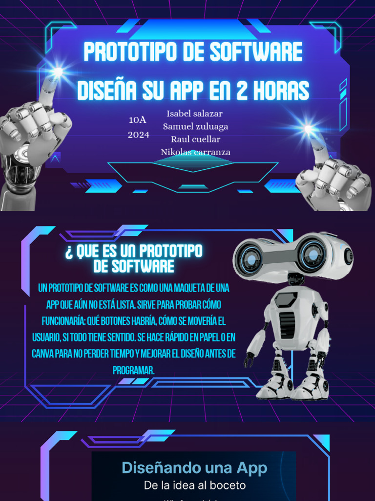 Black and Blue Modern Technology Presentation | PDF