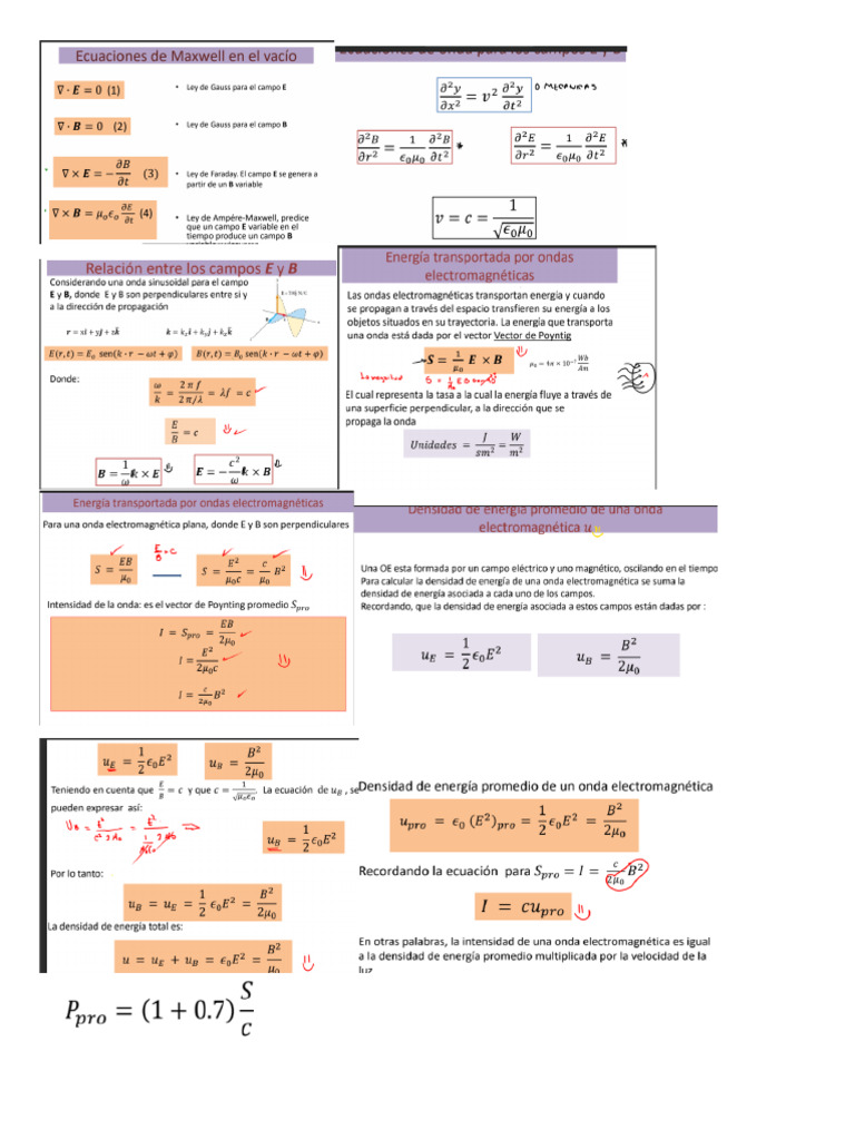 Formulas de Ondas | PDF