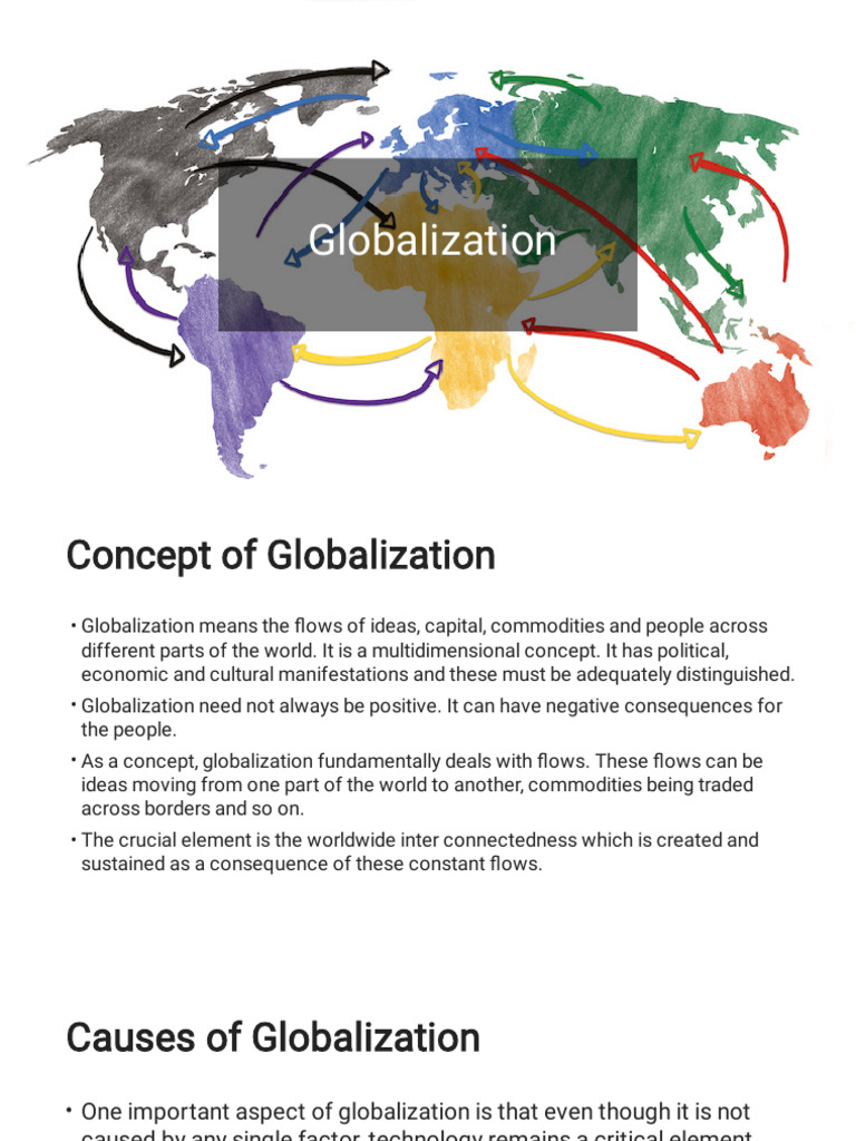 Globalization A Basic Summary | PDF | Globalization | Economic ...