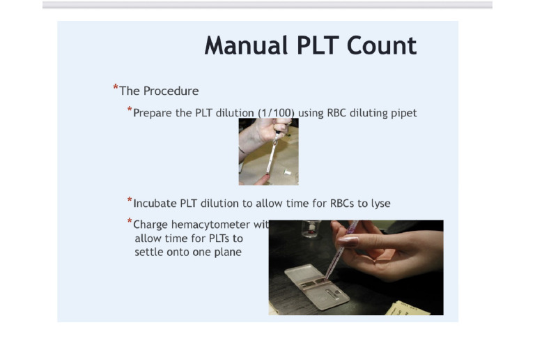 Manual Procedure PLT | PDF