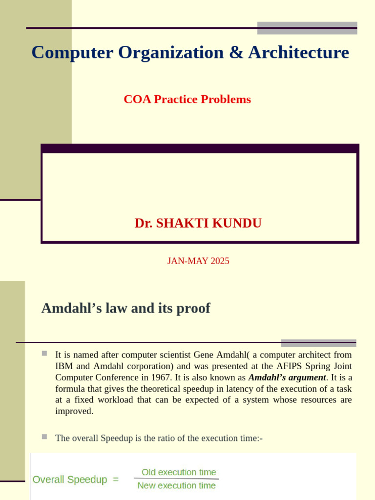 COA Practice Problems | PDF | Central Processing Unit | Computer Architecture
