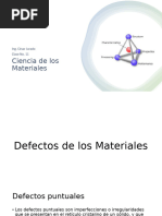Defectos de Las Estructuras Cristalinas | PDF | Dislocación | Cristal