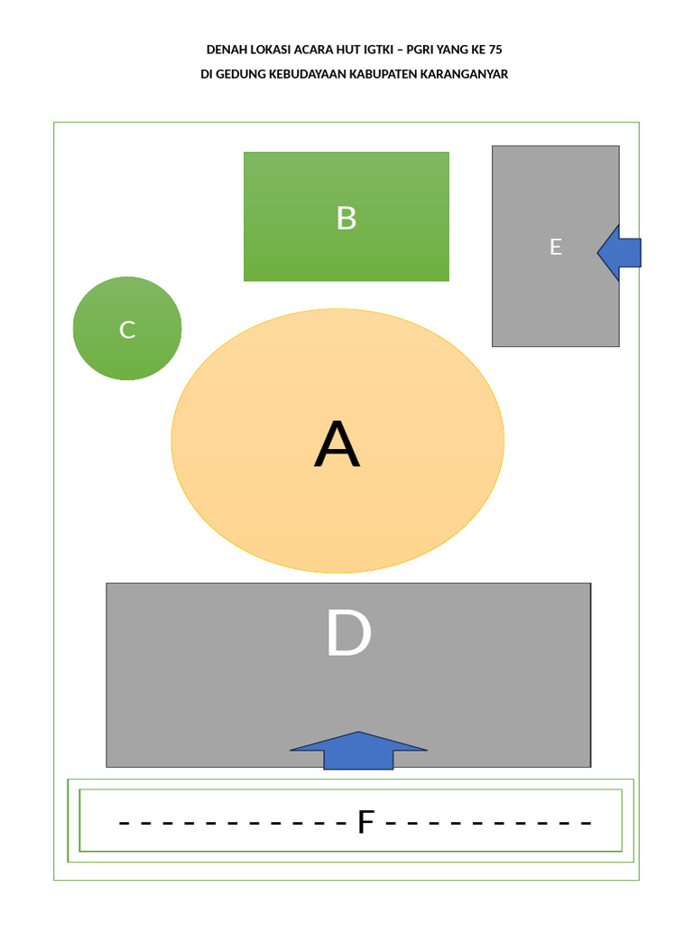 Denah Lokasi Acara Hut Igtki 2025 | PDF