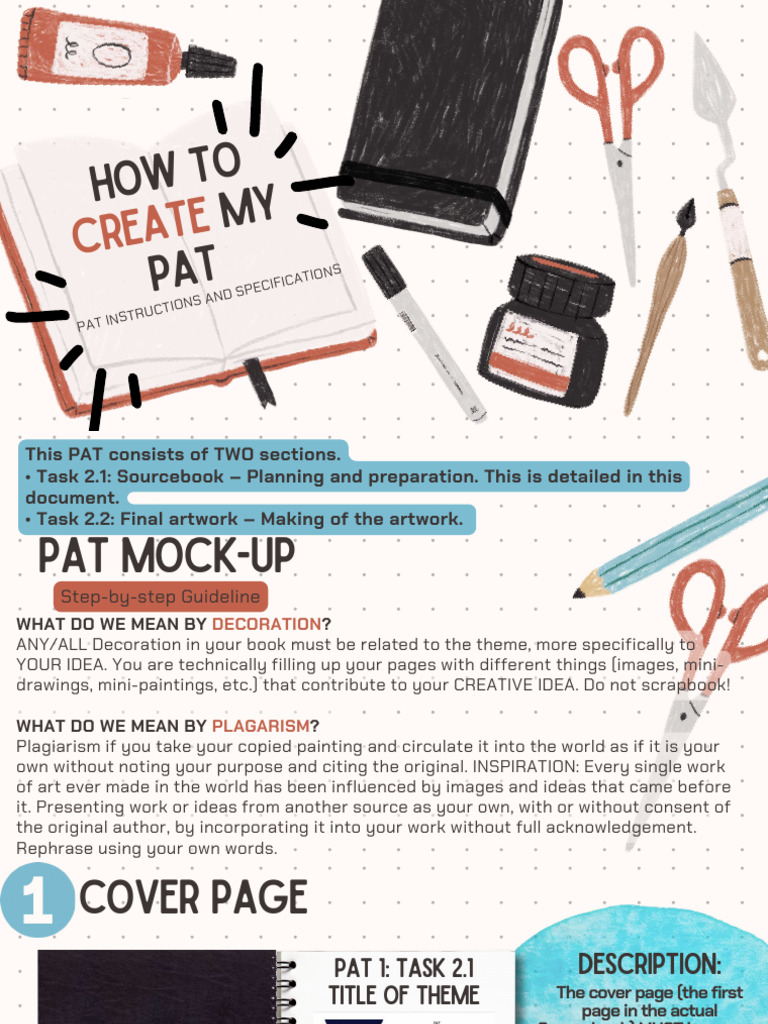 How To Create My PAT 2025 | PDF | Composition (Visual Arts) | Drawing