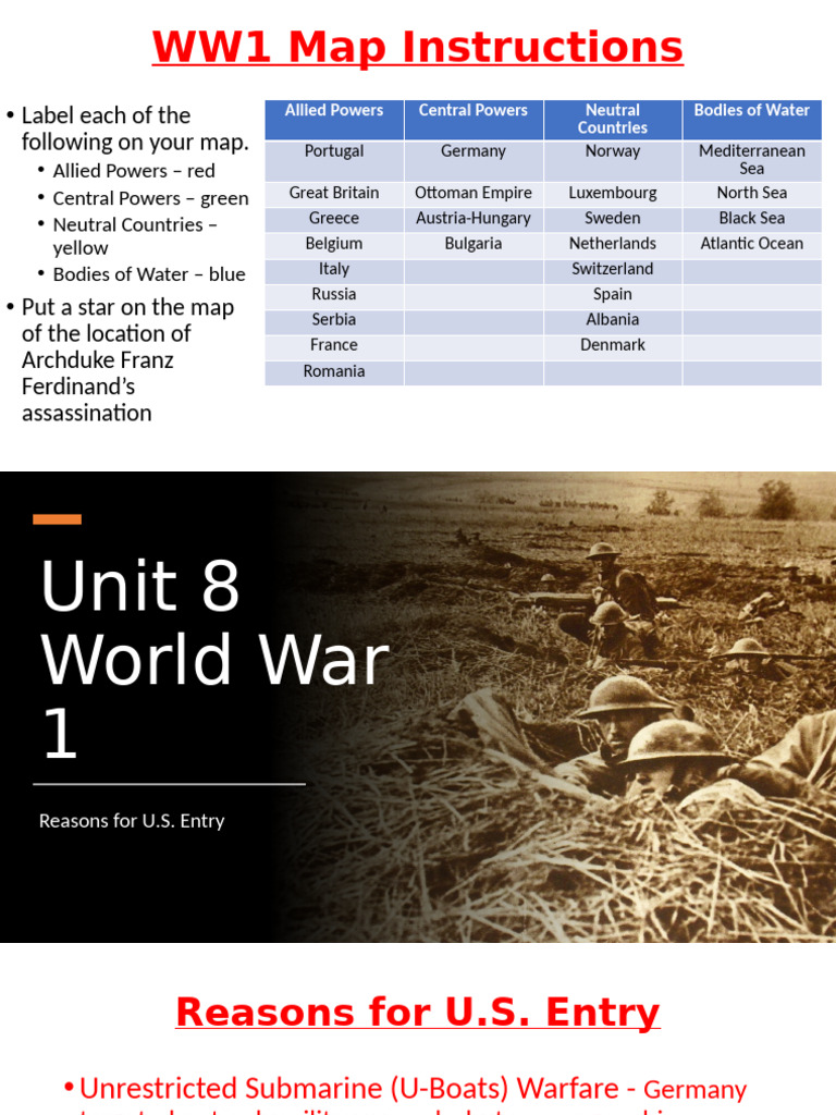 Unit 8 - US Enters The War | PDF
