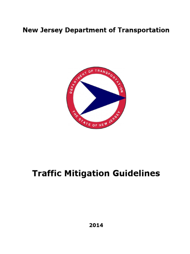 Traffic Mitigation Guidelines TMG2014 | PDF | Traffic | Road