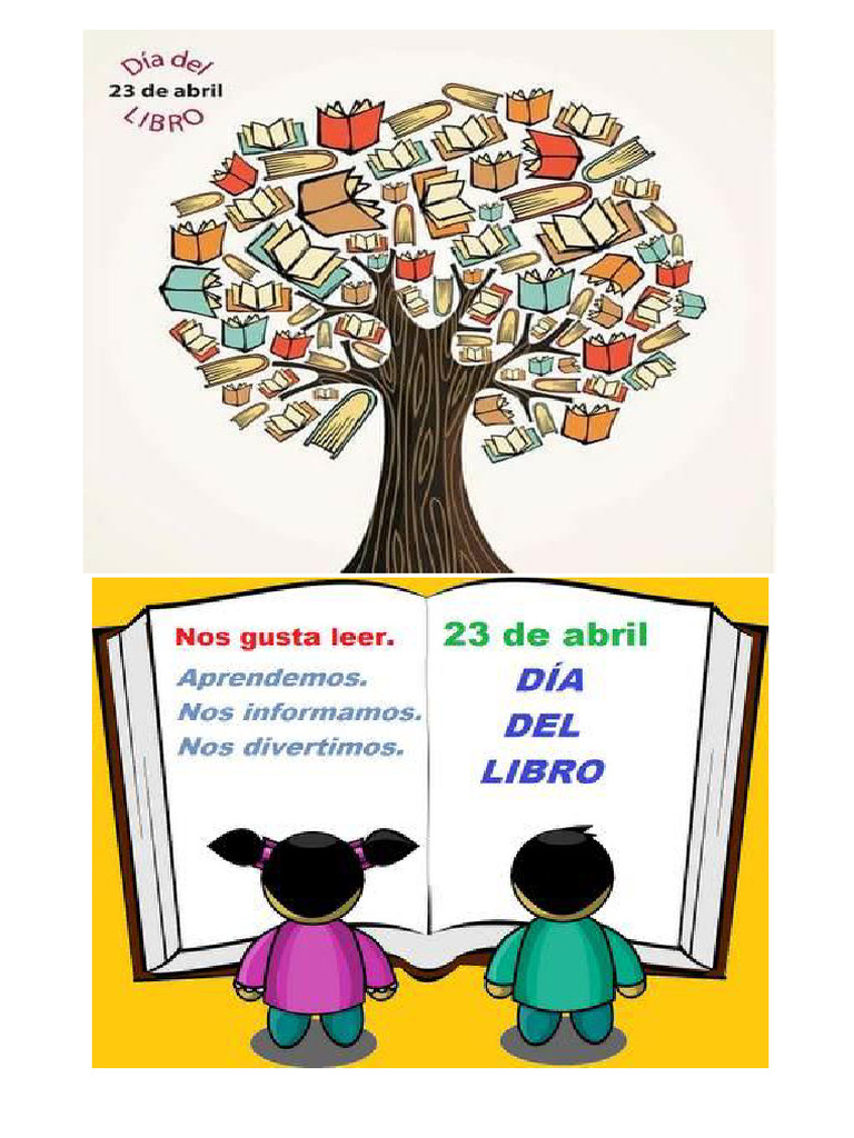 Cartulina Dia Del Libro | PDF