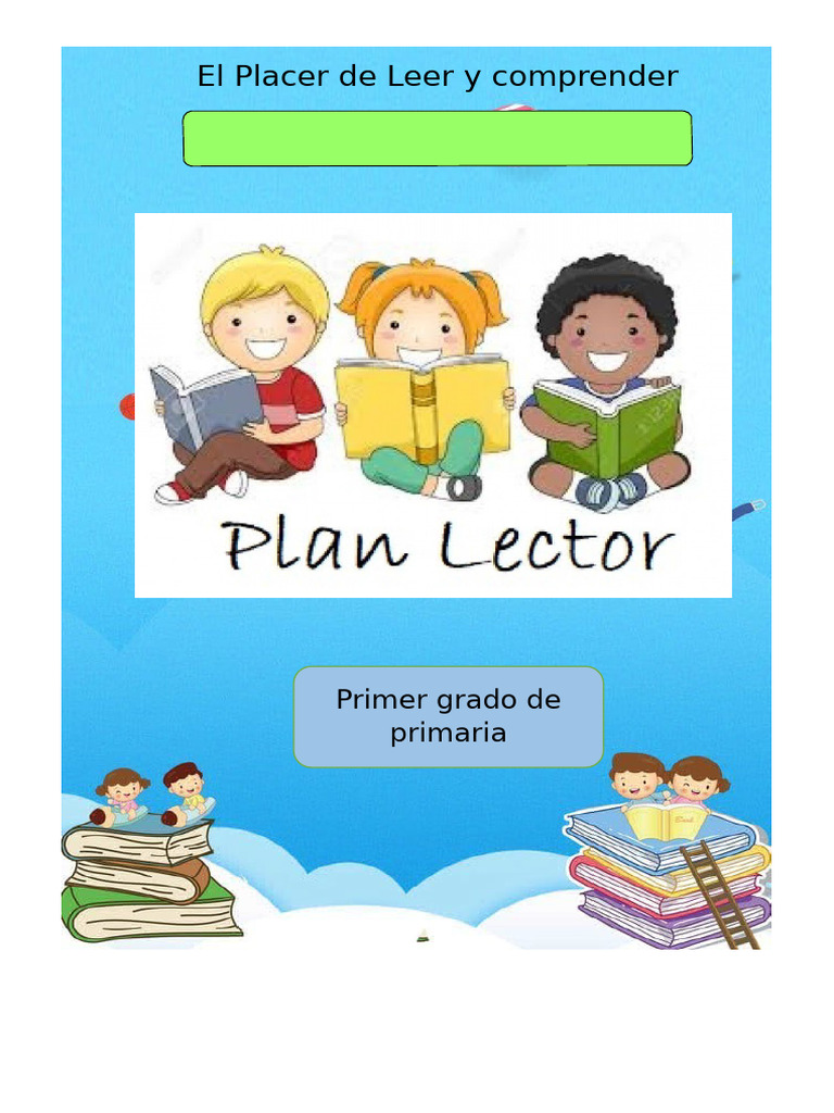 Plan Lector para Primer Grado 2025 | PDF | Cognición | Aprendizaje