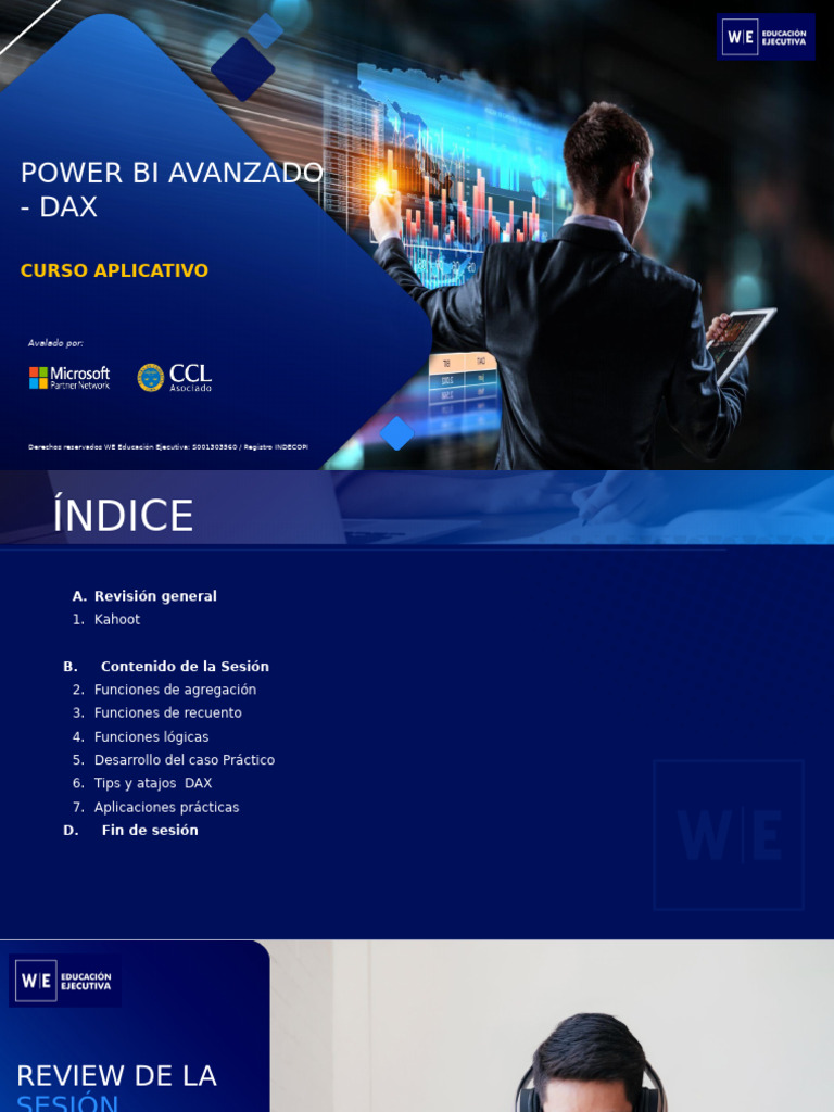 Sesión II - Funciones Principales DAX | PDF | Datos | Función (Matemáticas)