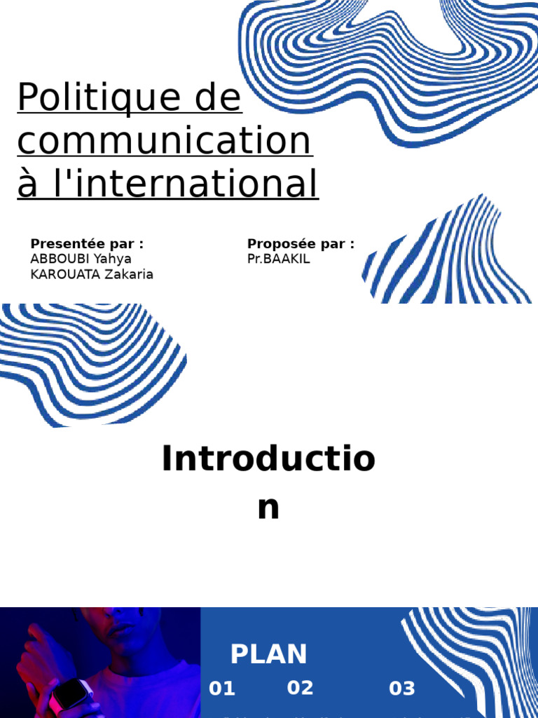 Politique de Communication Internationale | PDF | Publicité | la ...