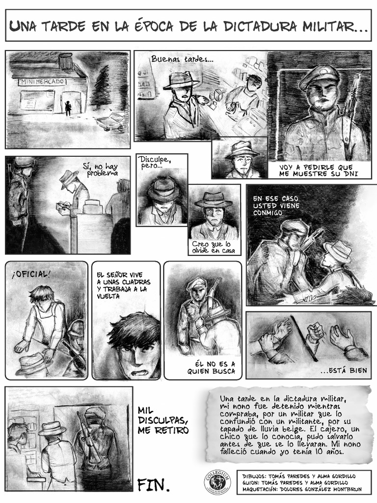 Comic Dictadura Alma Gordillo y Tomi Paredes | PDF
