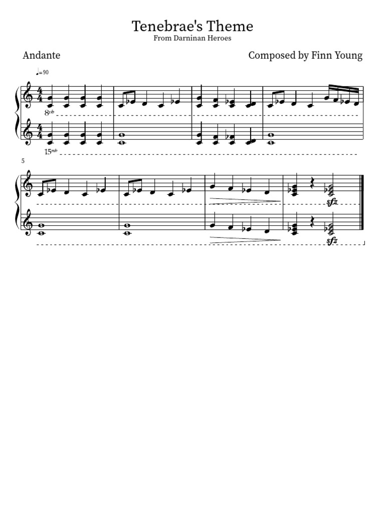 Tenebrae's Theme | PDF