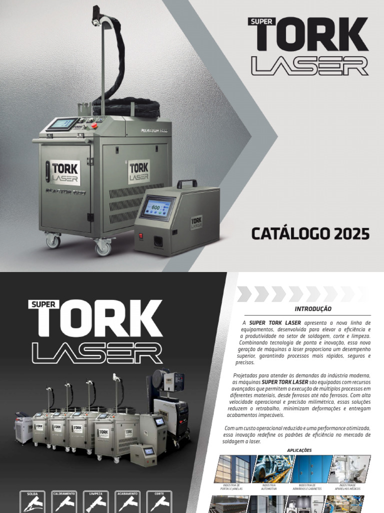 Catálogo - Tork Laser | PDF | Laser | Reator nuclear