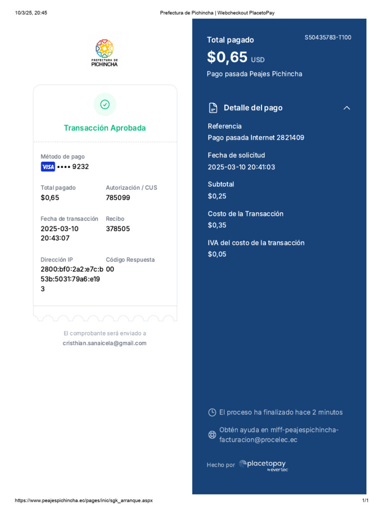 Prefectura Pichincha | PDF