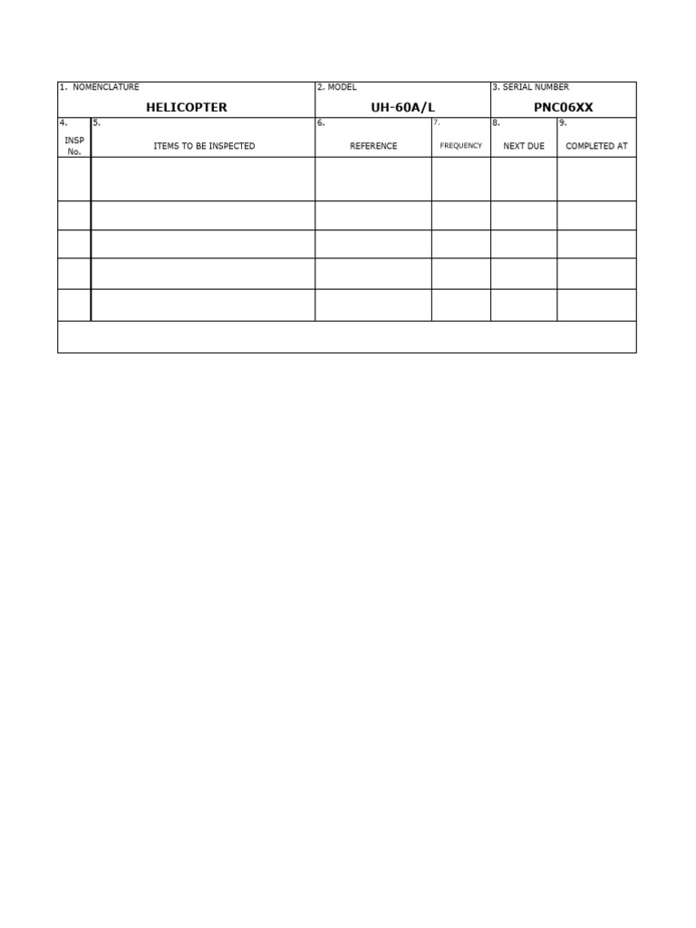 Da Form 2408-18 Insp A005 | PDF