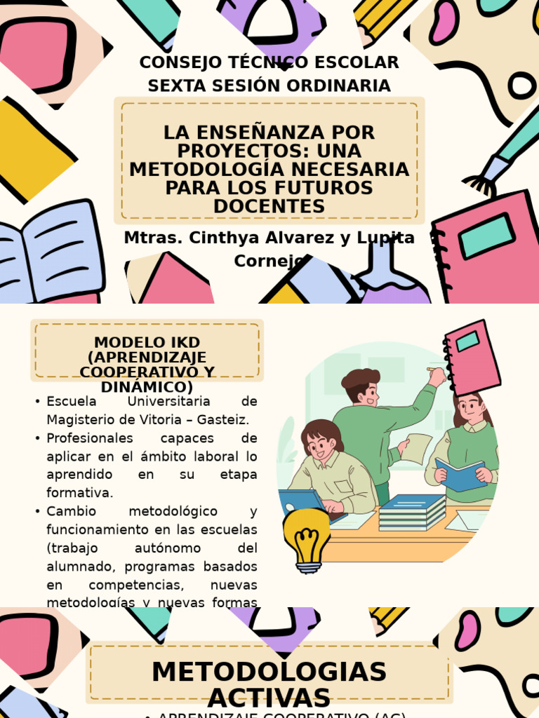 METODOLOGIA POR PROYECTOS | PDF | Enseñando | Evaluación