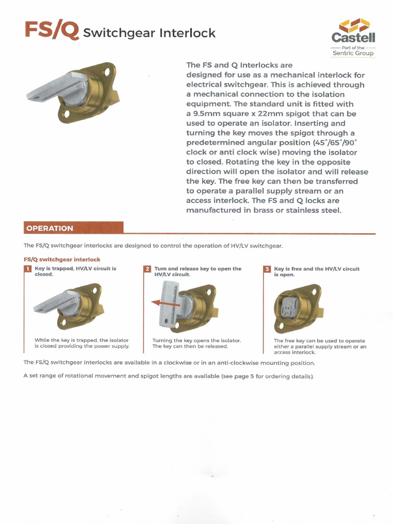 Castell Key Lock Catalogue | PDF