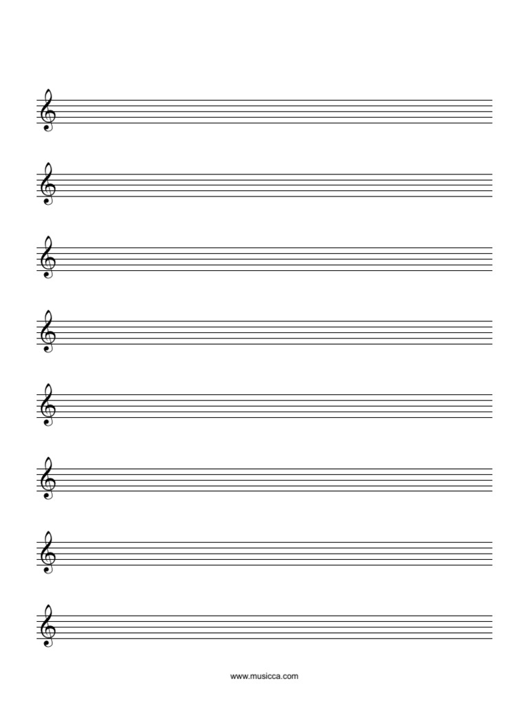 Treble Clef 8 Letter | PDF