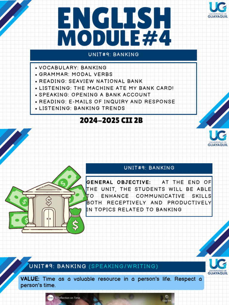 Unit#9 English Module 4 Vocabulary Banking Grammar Modal Verbs | PDF ...