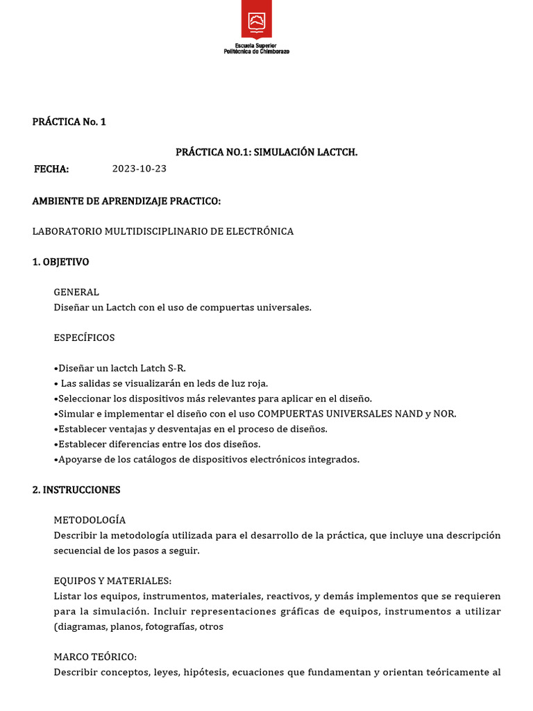 Practica Sdii No.1 | PDF | Puerta lógica | Simulación