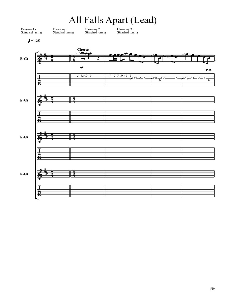 All Falls Apart (Lead) | PDF