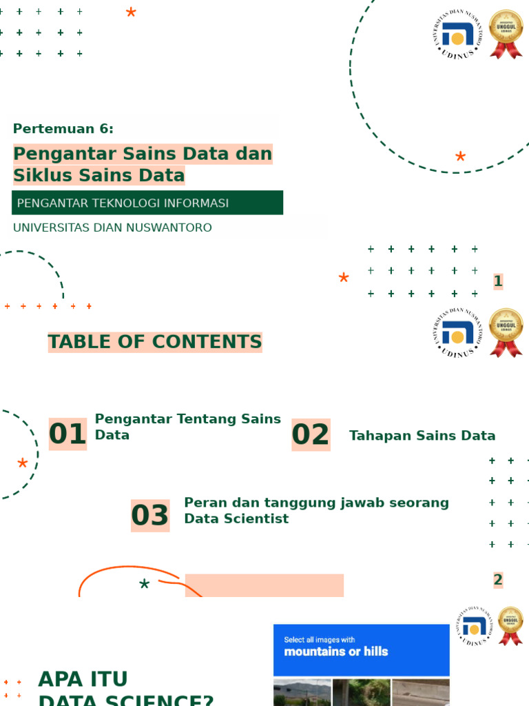 08 Pengantar Data Sains Dan Siklus Data Sains (1) | PDF