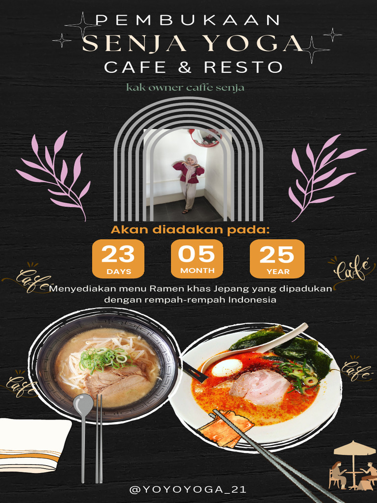 Hitam Minimalis Pembukaan Cafe Dan Resto Cerita Instagram - 20250510 ...