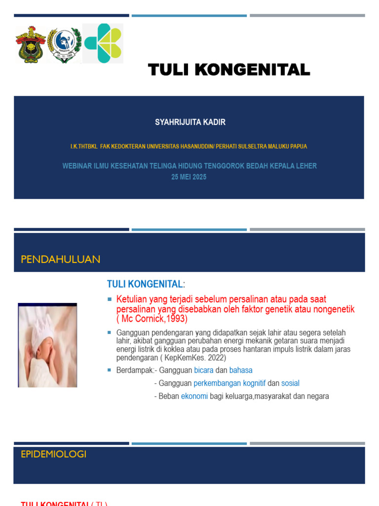 Tuli Kongenital | PDF