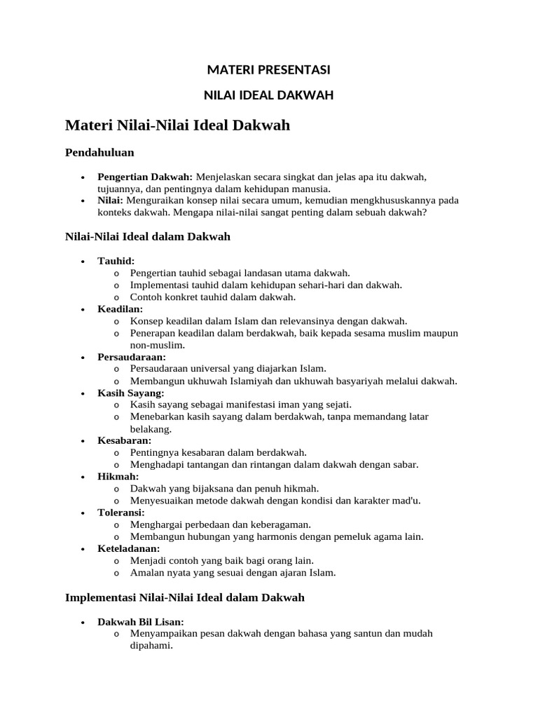 MATERI PRESENTASI | PDF