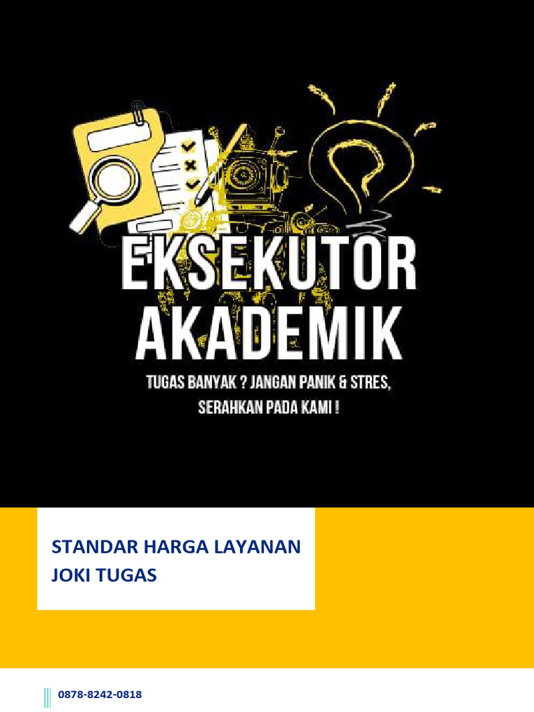 Standar Harga Layanan Joki Tugas | PDF