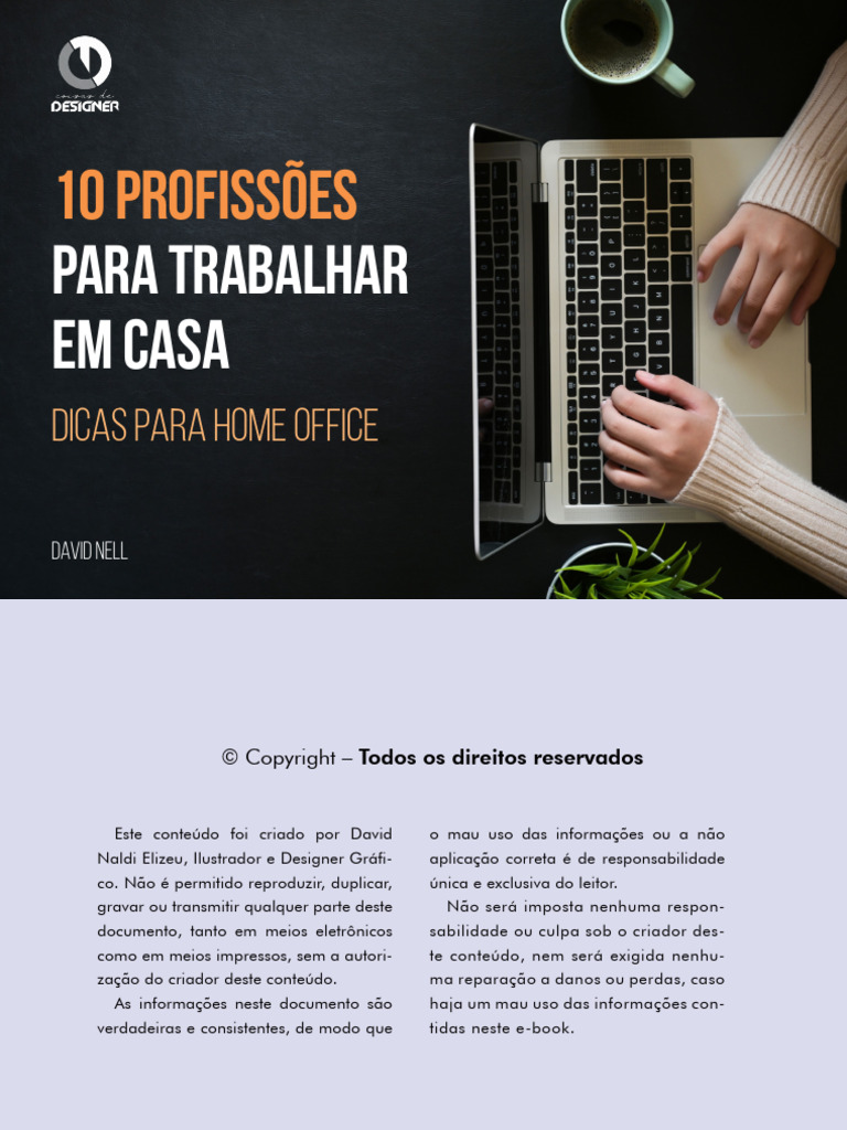 E-Book 10 Dicas de Home Office | PDF | Marketing | Trabalhador autônomo