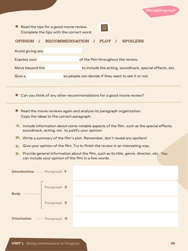 How To Build Paragraphs in A Review | PDF