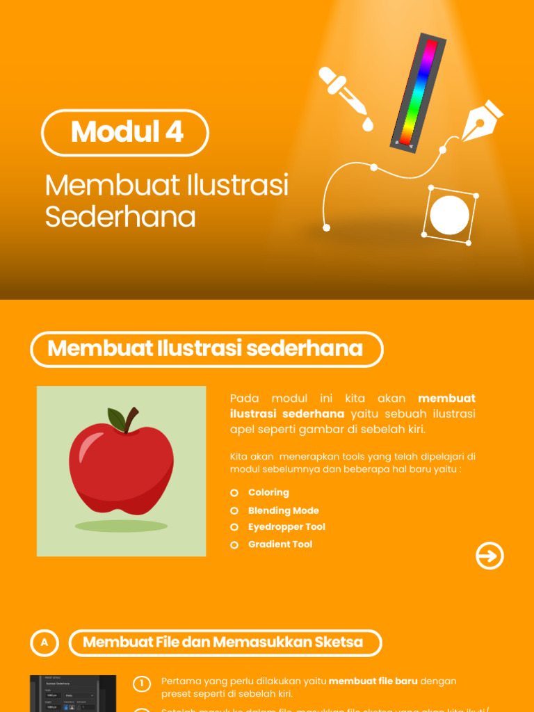 Ilustrasi Apel Sederhana dengan Corel Draw | PDF