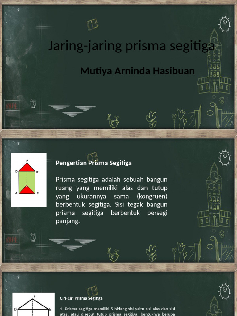 Jaring-jaring Prisma Segitiga | PDF
