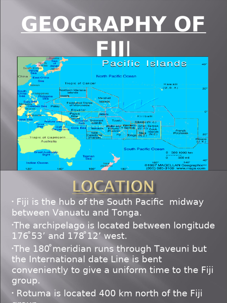 Geography of Fiji | PDF | Fiji | Earth Sciences