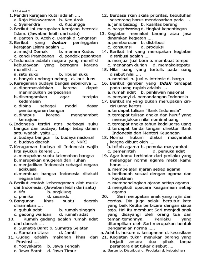 AAS 2 IPAS 2 Desy Kurikulum Merdeka | PDF
